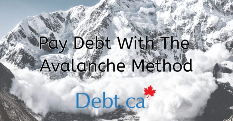 Pay Down Debt with the Avalanche Method - Debt.ca